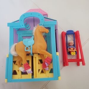 Mattel | Toys | Polly Pocket Rideinstyle Ranch Pony Hourse Miniature 25 ...
